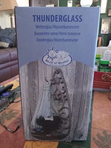 Esschert Design TH31 Thunder/Weather Glass Barometer with Cast Iron ...