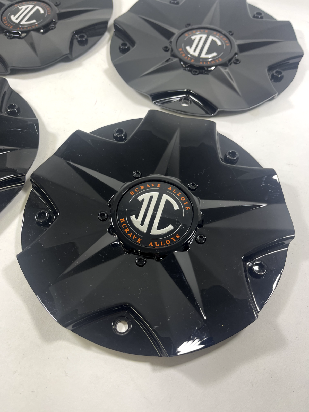Big Bang / 2 Crave Wheels Gloss Black Wheel Center Caps # C518702 (4 ...