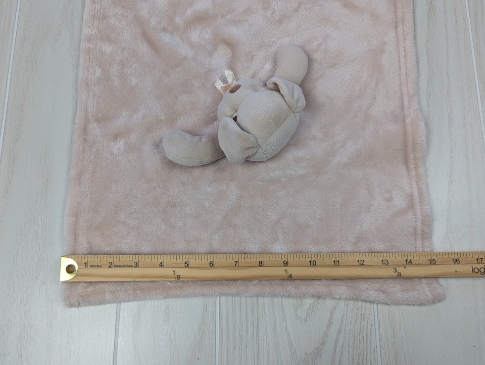 Pro Goleem Tan Beige puppy dog pink Security Blanket Baby Lovey satin ...