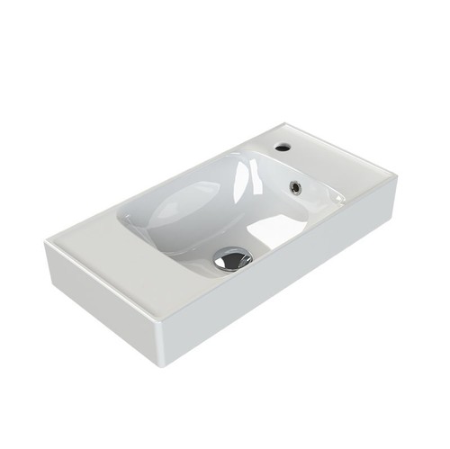Nameeks CeraStyle 044400-U-One Hole Sharp 23-5/8" Rectangular - White ...