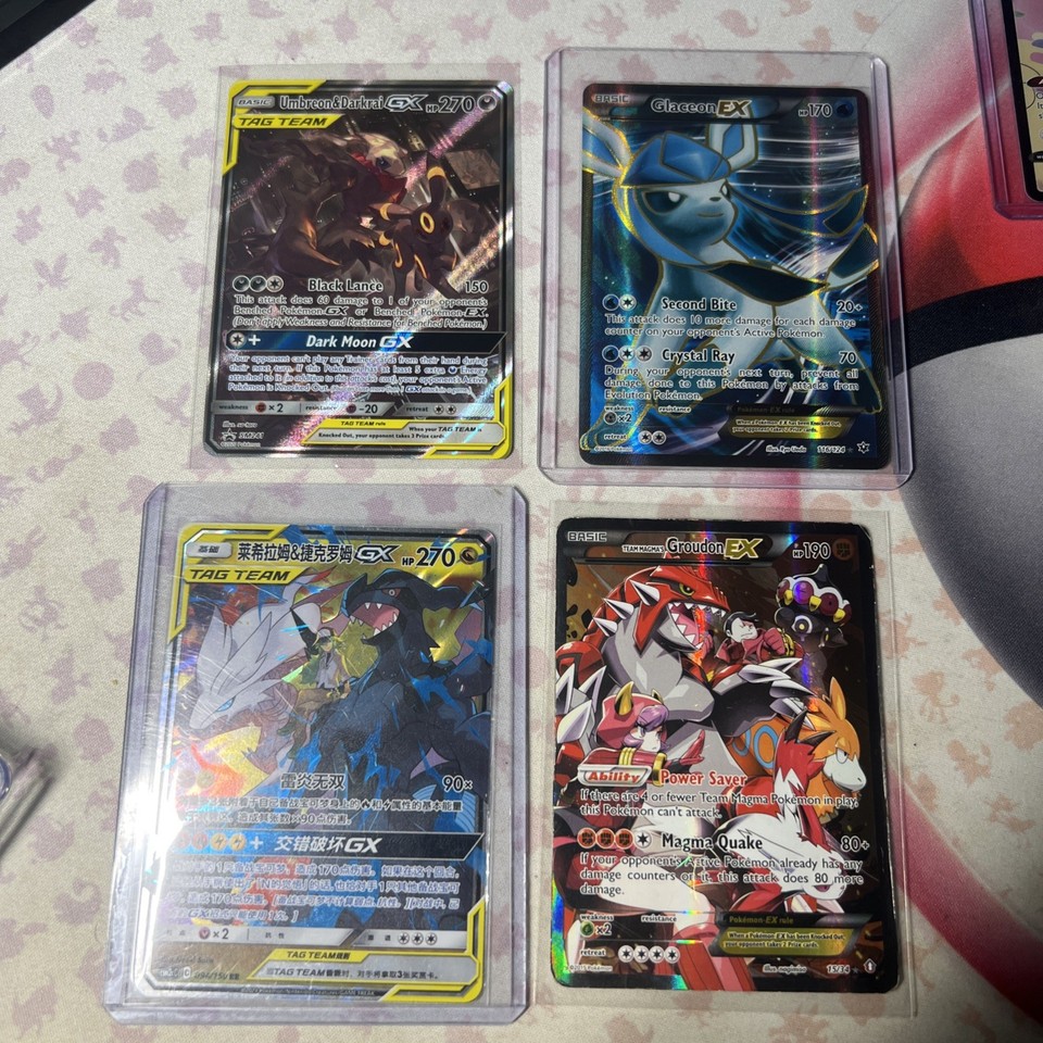 Pokemon TCG Card Lot Umbreon, Eeveelutions, Tag Teams, & Full Art EX ...