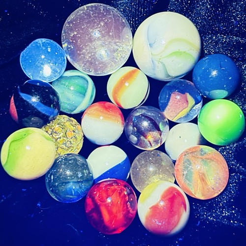 Vintage Marble Lot Of MARBLES UV Reactive Cadmium Uranium Lot #116 | eBay
