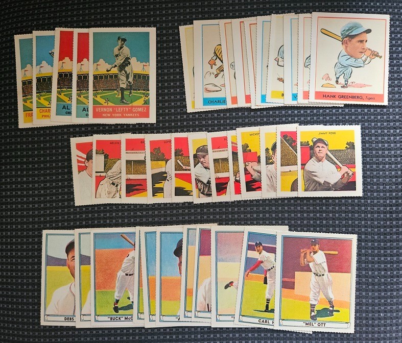 Hygrade & Dover Reprints EX Lot Of 112 Honus Wagner, Babe Ruth, Gehrig ...