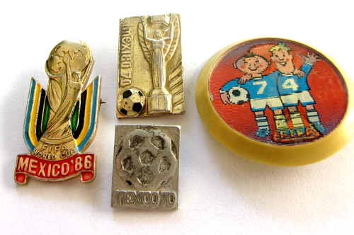 Set 4 FIFA World Cup Mexico 1970 Germany 1974 Mexico 1986 badges | eBay