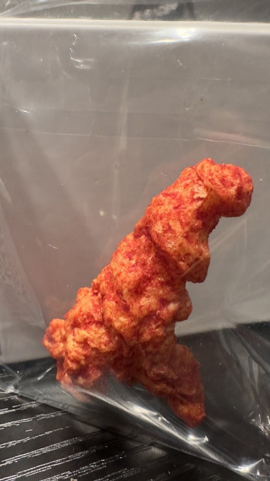 flaming hot cheeto shaped Shin Godzilla | eBay