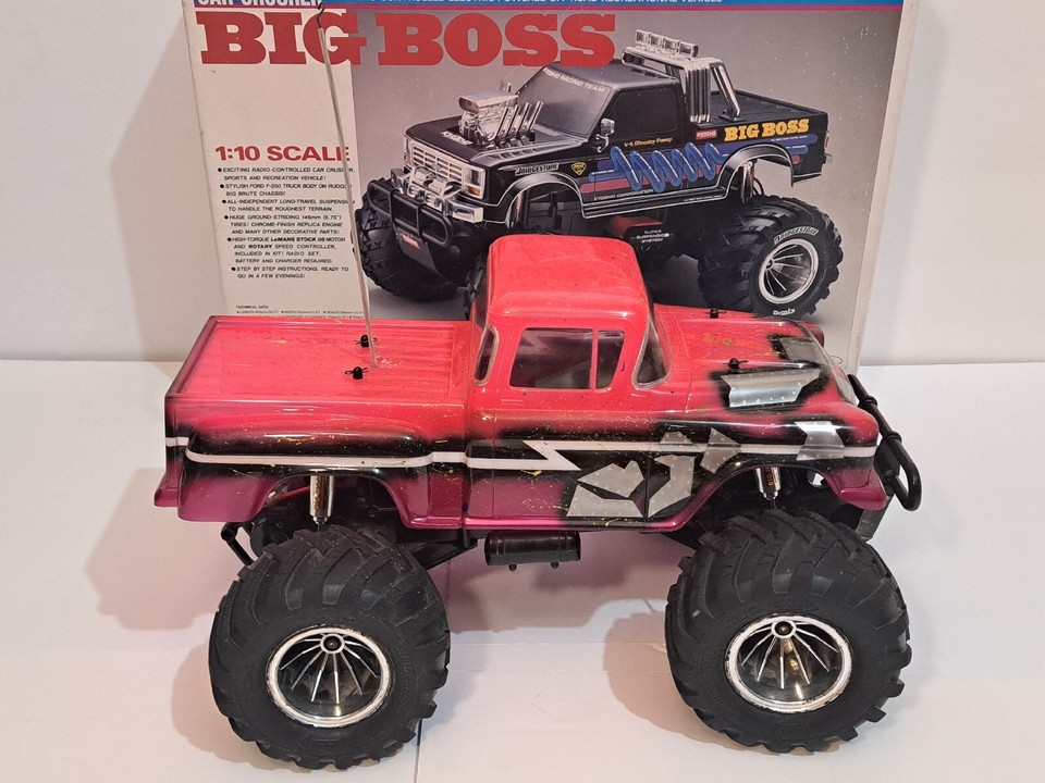 Rare Vintage Kyosho 1/10 Scale R/C Big Boss Monster Truck With Box | eBay