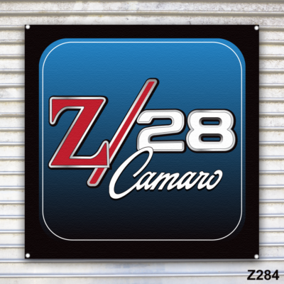 Camaro Z/28 Emblem Reproduction Illustrated Banner Sign Wall Art | eBay