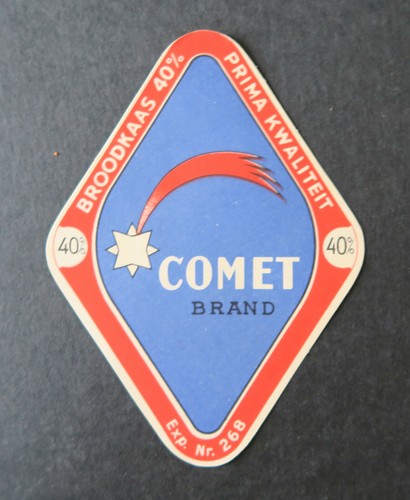 Cheese label COMET BRAND BREAD BOX 40 PRIME QUALITY cheese label 18 | eBay