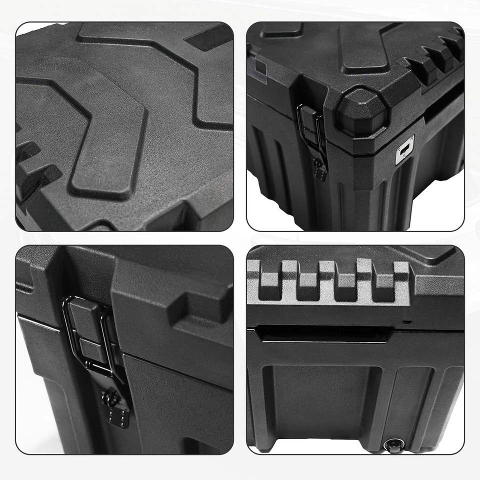 105L WATERPROOF CAR TOP CARGO CARRIER ROOF MOUNT TRAVEL STORAGE BOX W ...