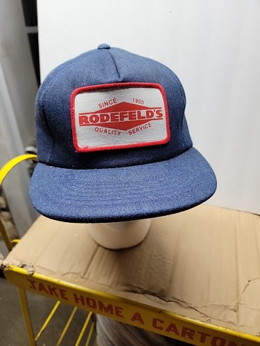 Vintage Snap-Back Trucker Hat / RODEFELD'S QUALITY SERVICE / 523-gw1 | eBay