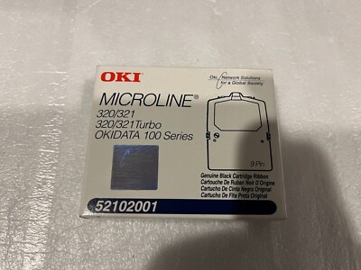Okidata Black Nylon Ribbon for Microline 320/321 Printers -5/6-Inch x 2 ...