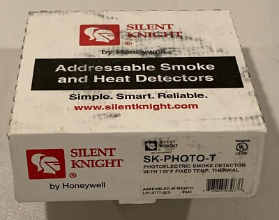 Honeywell Silent Knight SK-Photo-T Addressable Smoke and Heat Detector ...