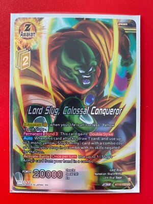 Lord Slug, Colossal Conqueror BT19-102 UC FOIL - Fighter's Ambition DBS ...