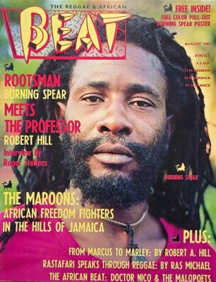 The Beat Reggae & African Music Magazine August 1985 Burning Spear ...