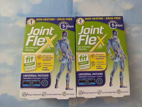 LOT (2) JOINT FLEX FIT THERAPY FAR-INFRARED PATCHES DRUG-FREE EXP 10/ ...