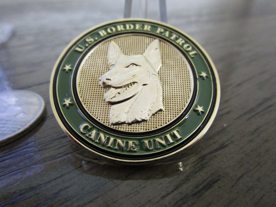 US Customs and Border Protection Canine Unit USCB CBP K9 Challenge Coin ...