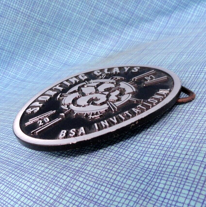 BSA Invitational 2007 Sporting Clays Belt Buckle Boy Scouts DynaBuckle ...