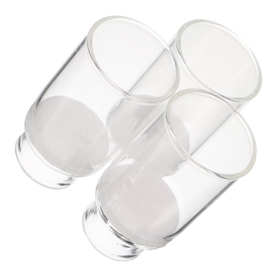 3pcs Scientific Glass Filtration Crucible 30ml Lab Glass Crucibles with ...