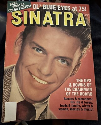 FRANK SINATRA at 75 magazine Rare Color Photos Collectable Rare Ol ...
