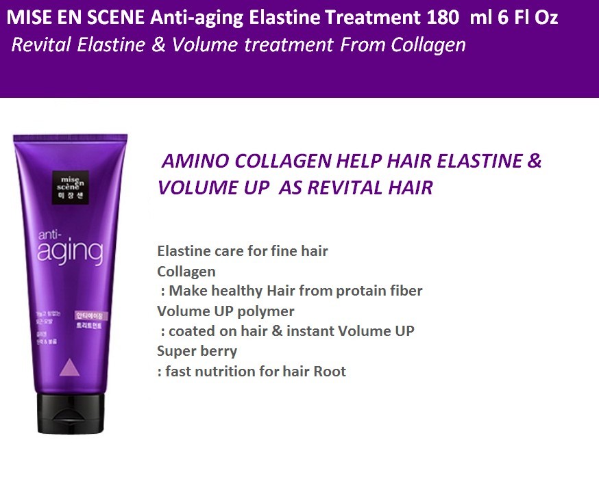 Mise en Sciene Anti Aging Hair Treament 180 ml 6Oz Collagen Elastine &Volume UP | eBay