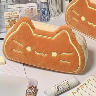 Caramel Neko Pan Cat Pen Pouch Bag - Anime Manga Kawaii 10x20cm New ...