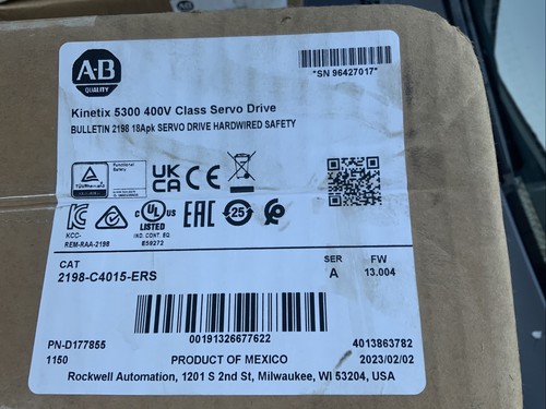 Allen Bradley 2198-C4015-ERS Kinetix 5300 400V Class Servo Drive | eBay