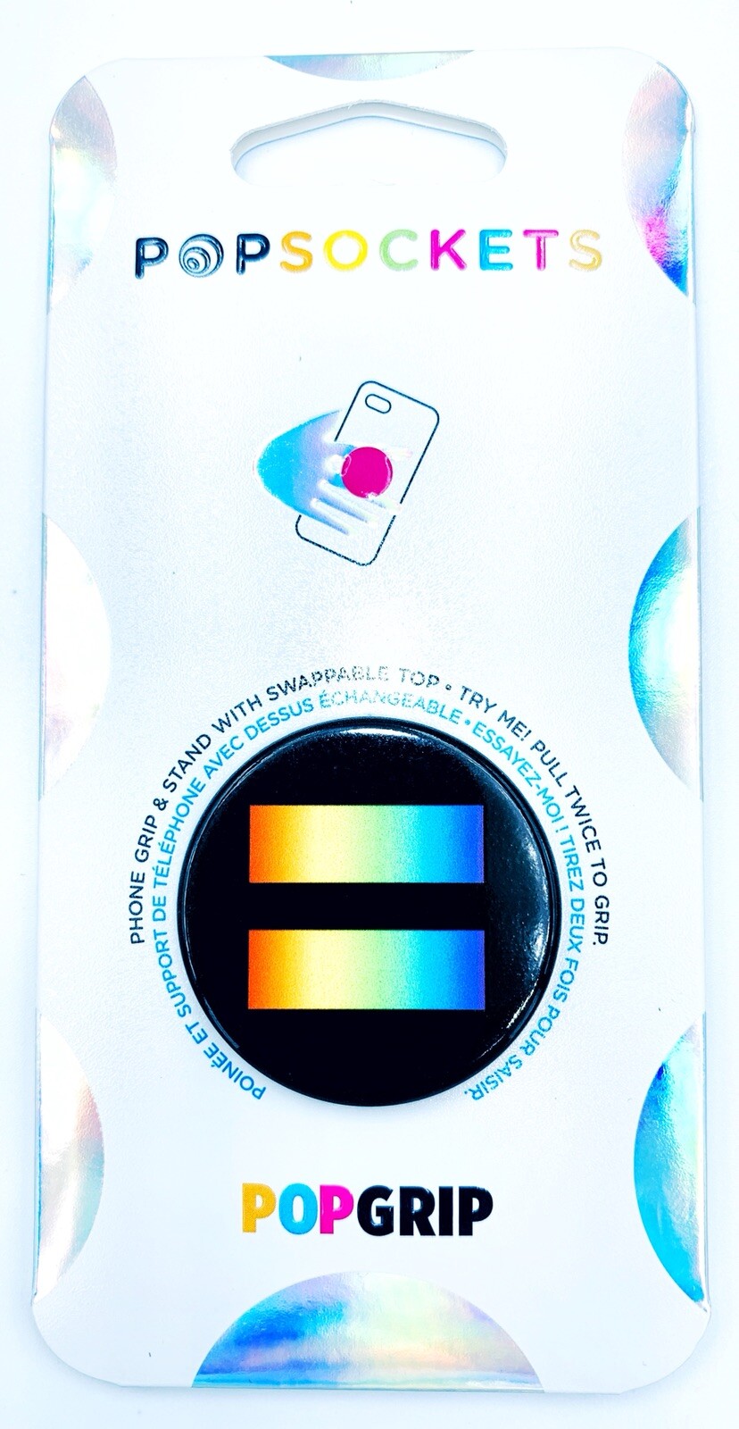 Authentic PopSockets Equality Gay Pride Phone Holder Grip PopSocket Pop ...