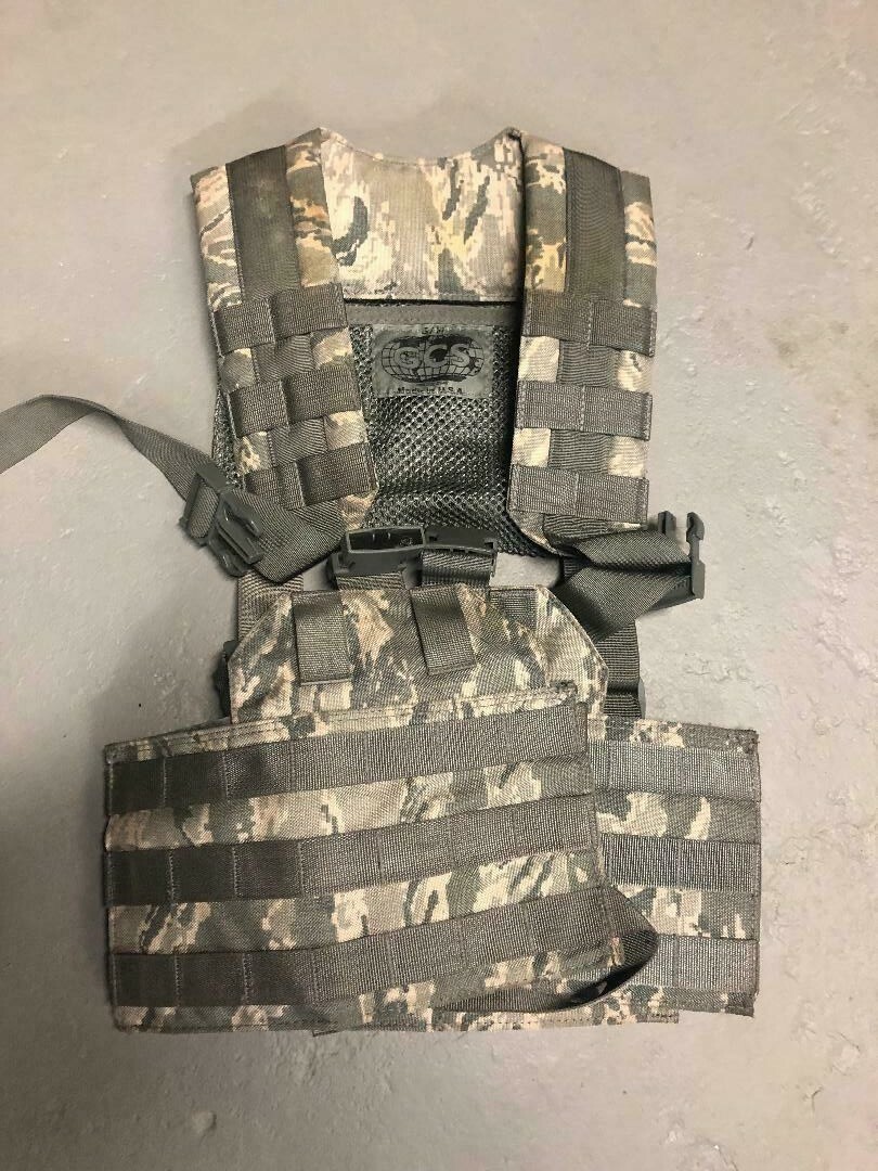 GCS Warrior Chest Rig Tactical Vest Rifleman ABU Tiger Stripe Camo USAF ...