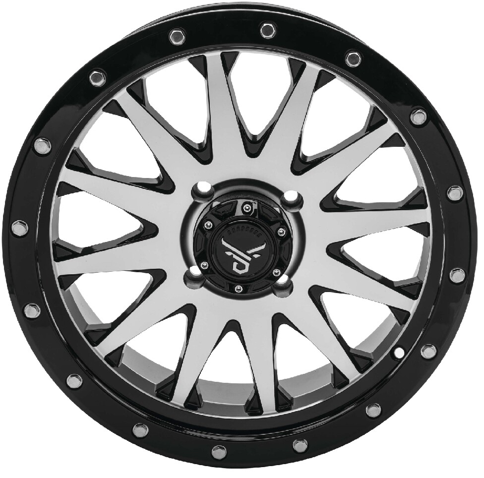 QuadBoss - RT-GW106157156BMA - Wagon Wheel, 15x7 - 4+3 - 4/156 - Gloss ...