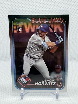 Spencer Horowitz 2024 Topps Rookie Rainbow Foil #172 Toronto Blue Jays ...