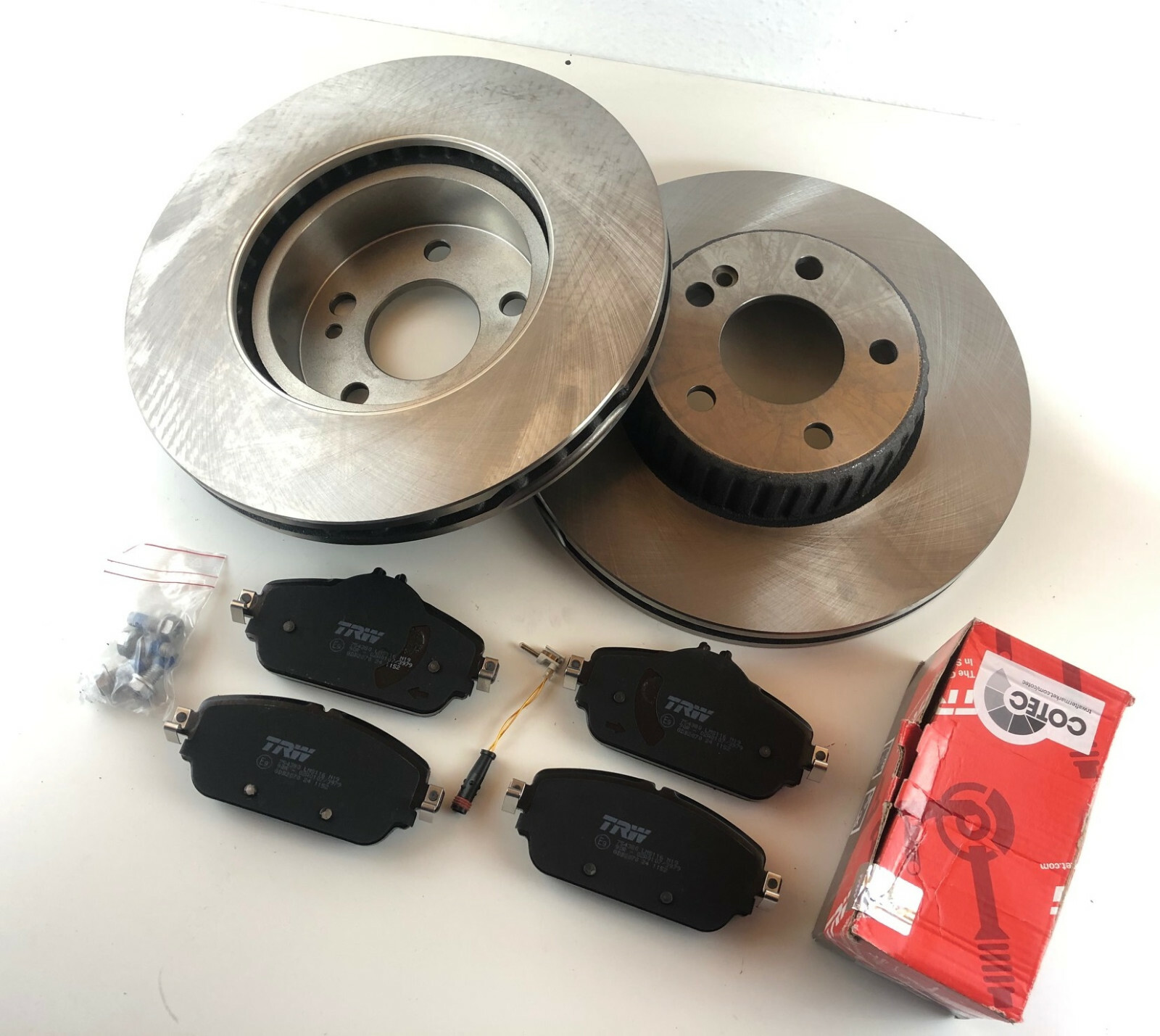 Brake Set New Front Complete W205 W213 Pads Discs | eBay