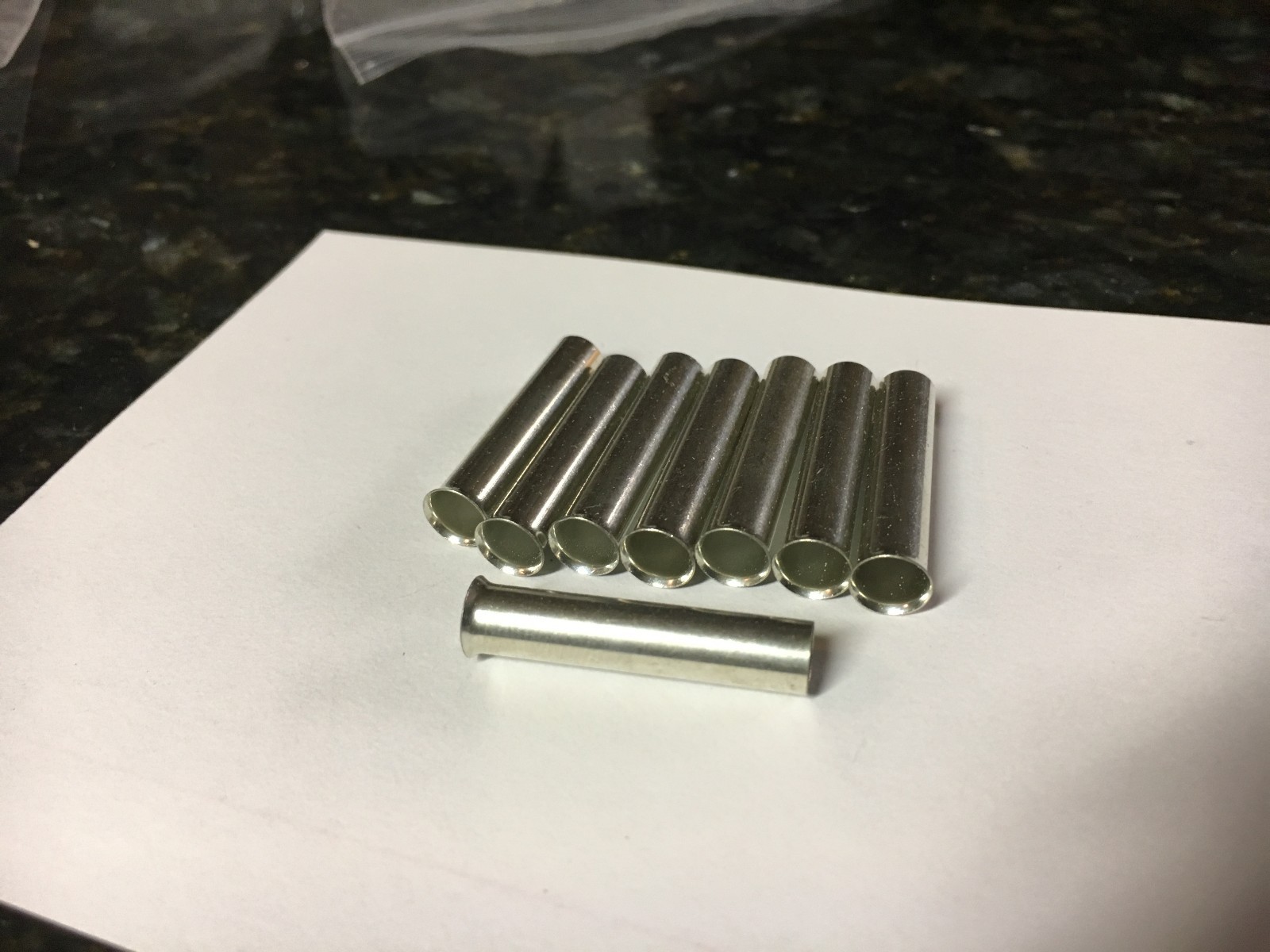 NEW! Set of 8 Metal Injector Stacks 1/8 scale - 30 MM long 6.4 MM Dia 7 ...