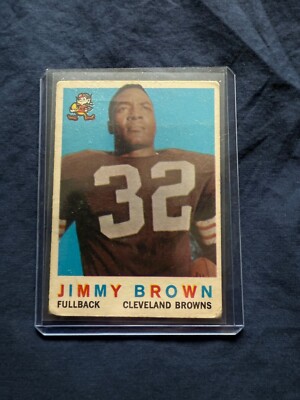 Jimmy Brown 1959 Topps NFL Football Card 2nd Year Cleveland Browns | eBay