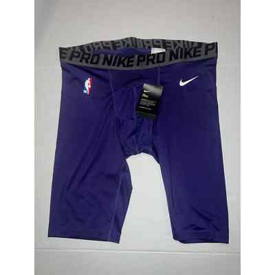 Nike NBA Pro Dri-Fit Compression Shorts Men's Purple Plus size 3X Tall ...