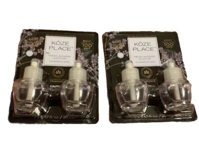 (2 Pack) Koze Place 2 Scented Oil Refills - Fresh Lavander & Cotton - 0 ...