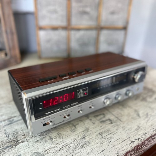 Vintage Realistic Chronomatic 225 AM/FM Stereo Alarm Clock Radio | eBay