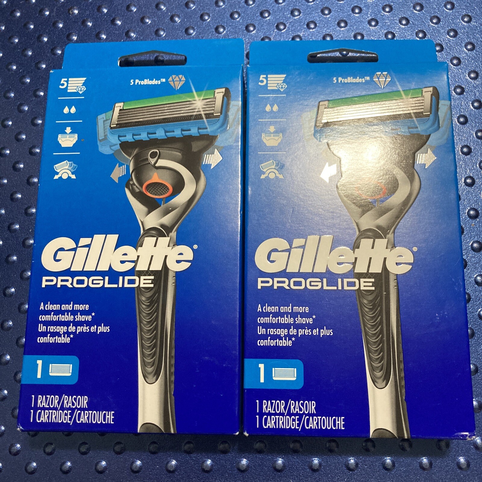 Lot Of 2 Gillette Proglide - 1 Razor & 1 Cartridge | eBay