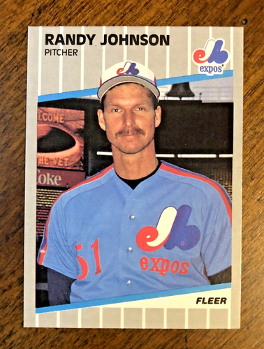 1989 Fleer Randy Johnson Rookie Card #381 RC HOF | eBay