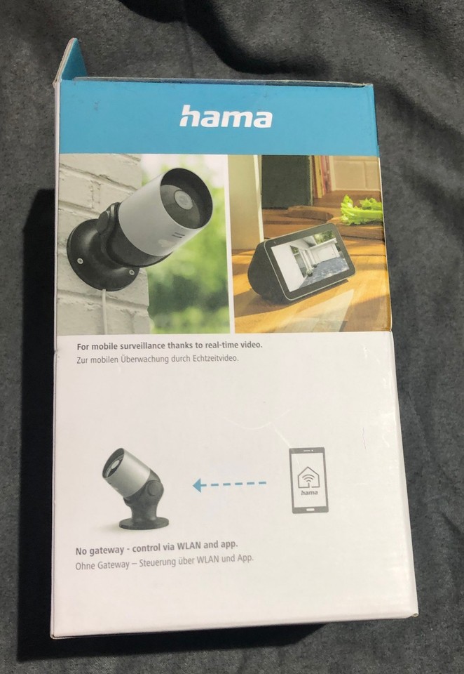 Hama Überwachungskamera WLAN-Kamera – funktioniert ohne Gateway ...