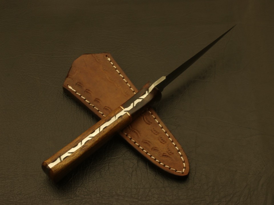 Custom Hand Forged Damascus Steel Hunting Dagger Knife Fix Blade Knife ...