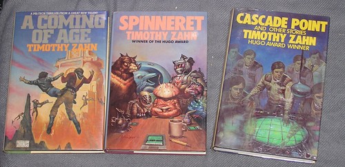 5x Timothy Zahn - Cascade Point, Spinneret, Coming Age, Star Wars, Odd ...