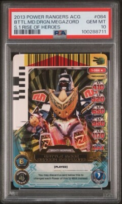 2013 ACG Power Rangers Battle Mode Dragon Megazord PSA 10 POP 7 Ultra ...