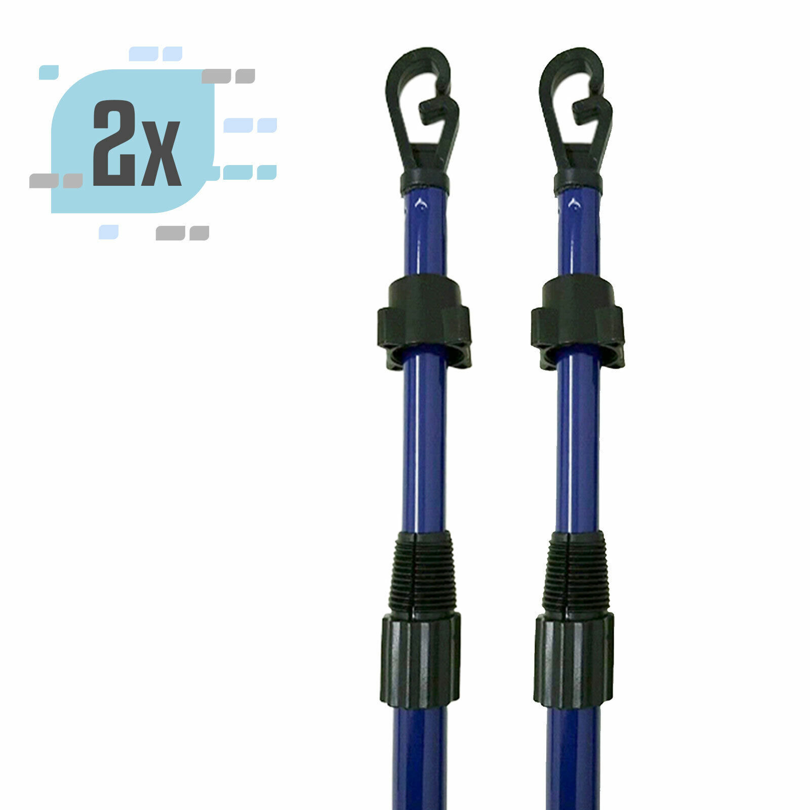 EXTENDABLE PROP LINE HEAVY DUTY CLOTHES WASHING POLE OUTDOOR SUPPORT ...