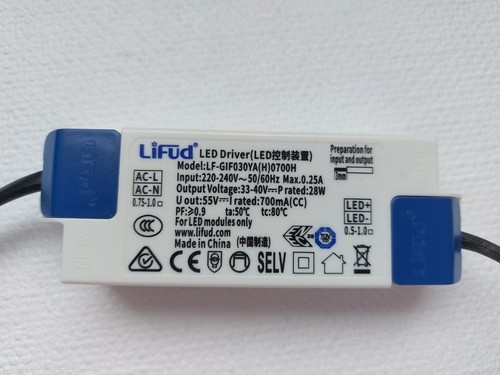 LiFud 28W LED Driver transformateur 220-240V / 33-40V/700ma 50/60Hz ...