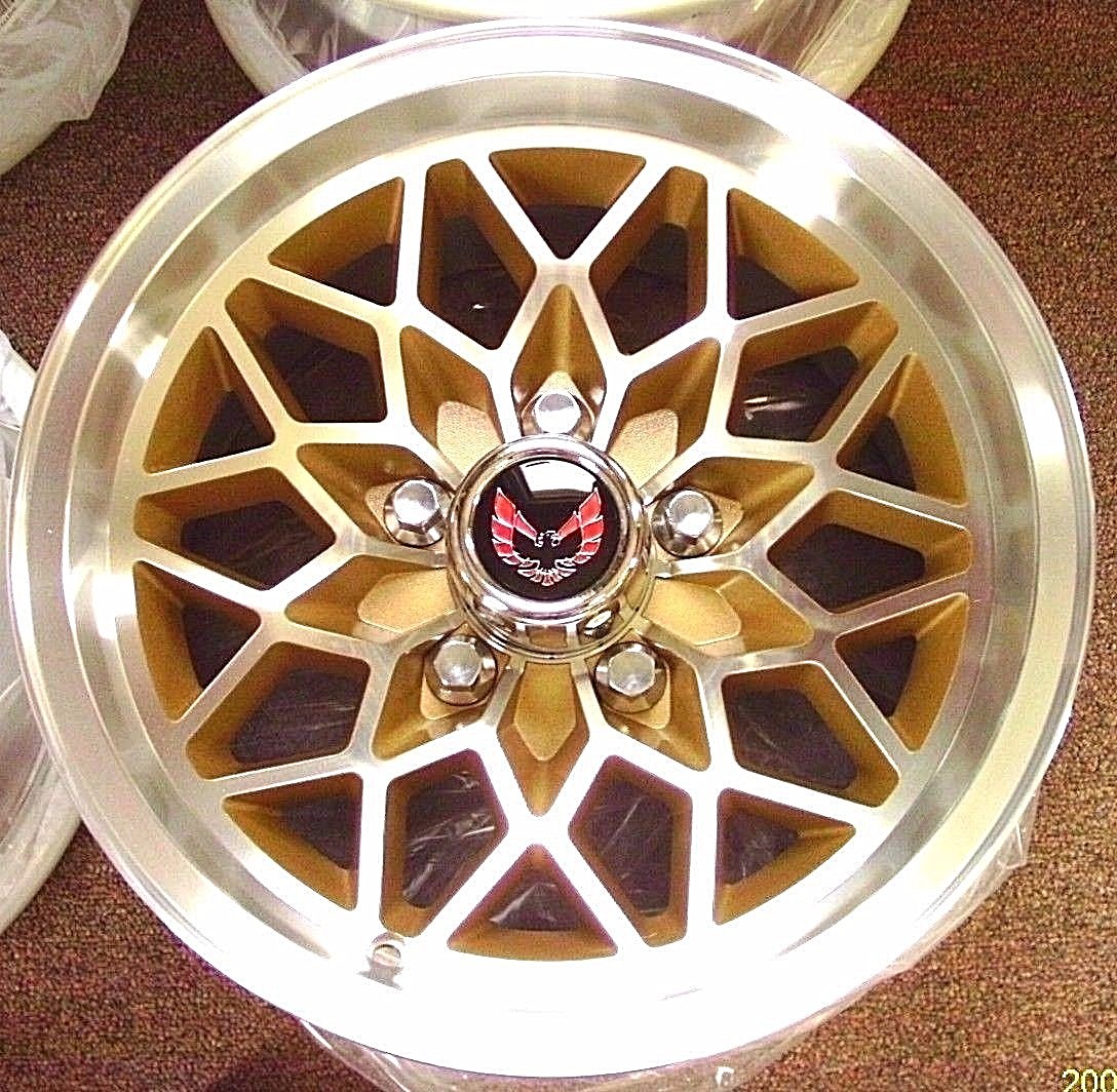 TRANS AM 15X8 SNOWFLAKE WHEEL GOLD WS6 NEW FITS MOST 1967 - 1992 GM ...