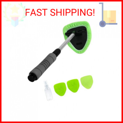 XINDELL Windshield Cleaner Tool - Portable Car Interior Cleaning Kit ...