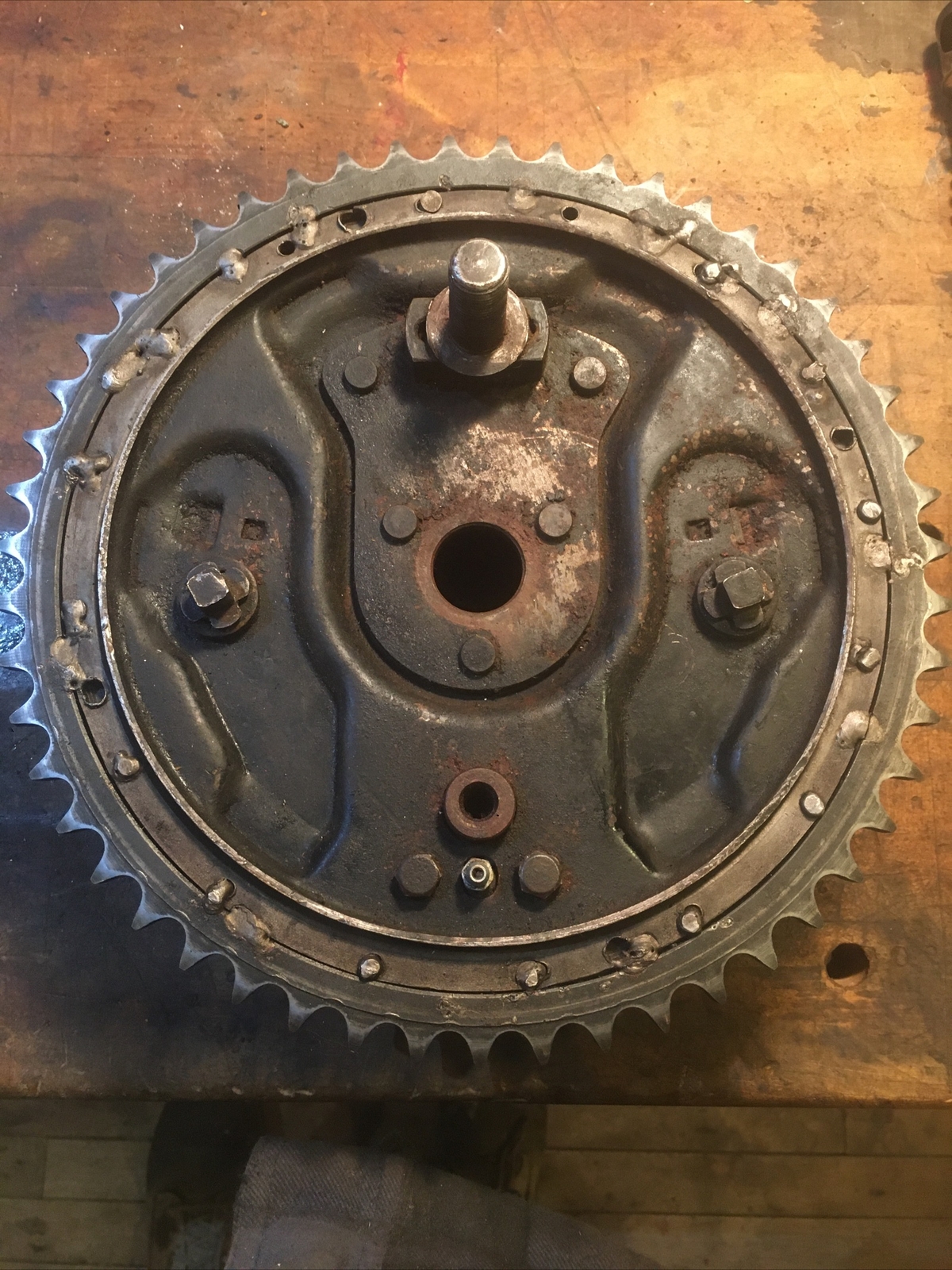 Harley Panhead Shovelhead Rear Brake Sprocket Assembly | eBay