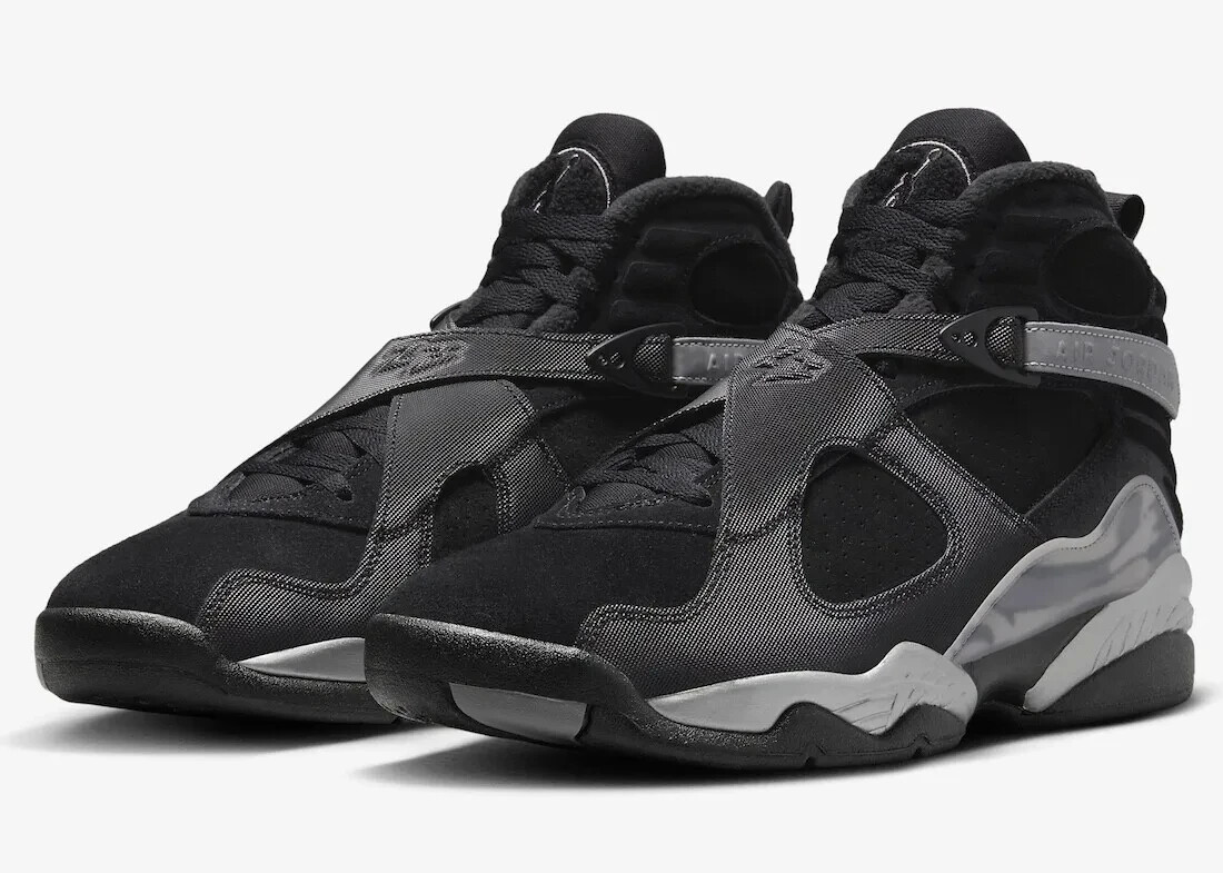 Air Jordan 8 Retro WNTR (GS) Size 6.5Y Black/Gunsmoke Air Jordan 8 Retro WNTR (GS) Size 6.5Y Black/Gunsmoke