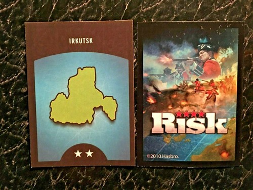 Risk 2010 IRKUTSK TERRITORY CARD Game Replacement Piece / Part / Card ...