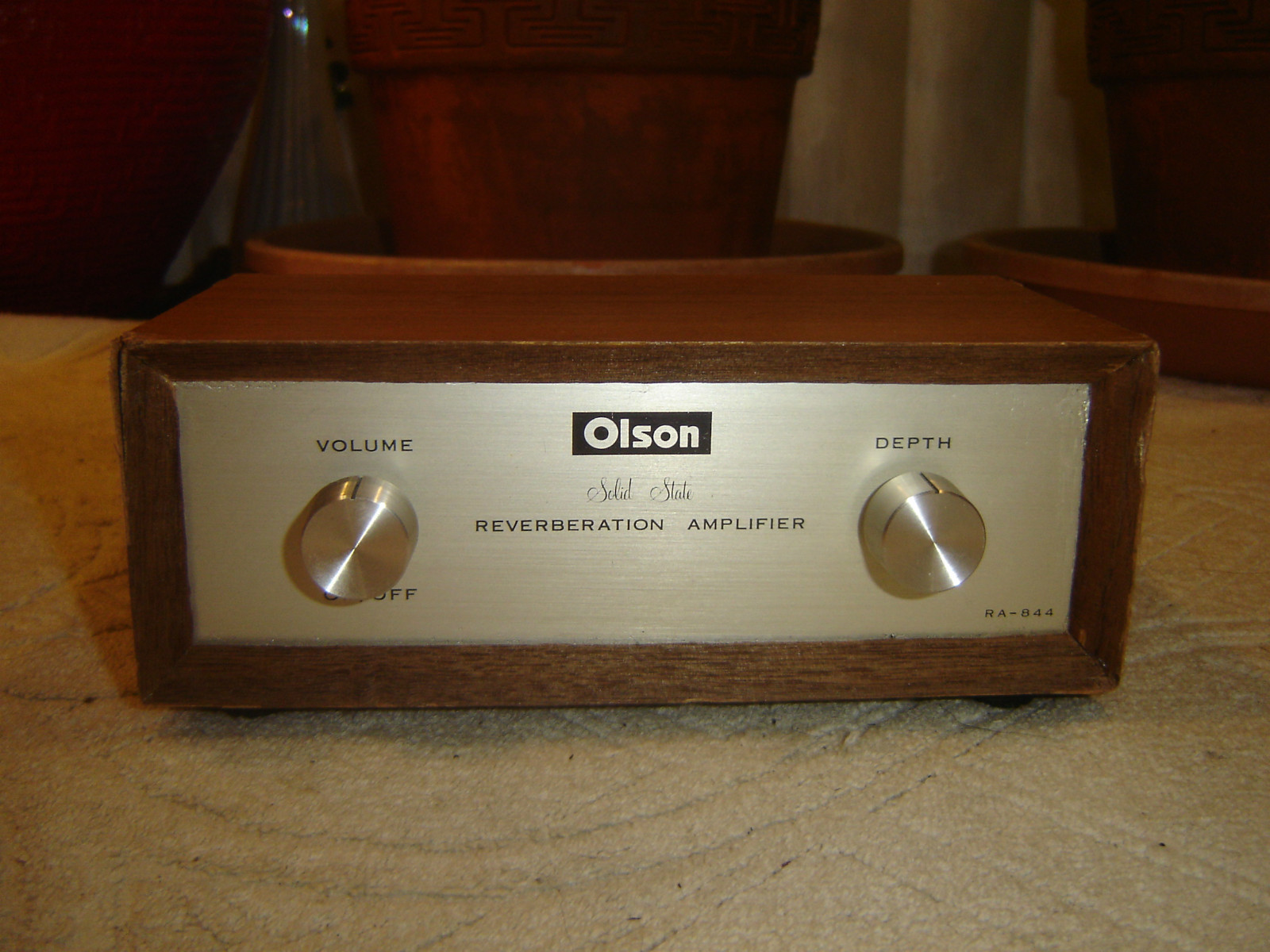 Olson RA-844, Solid State Reverberation Amplifier, Spring Reverb ...